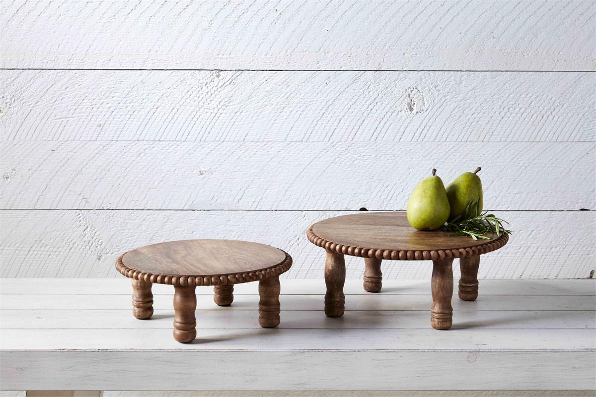 Mud Pie - Beaded Pedestal Riser – Kitchen Store & More