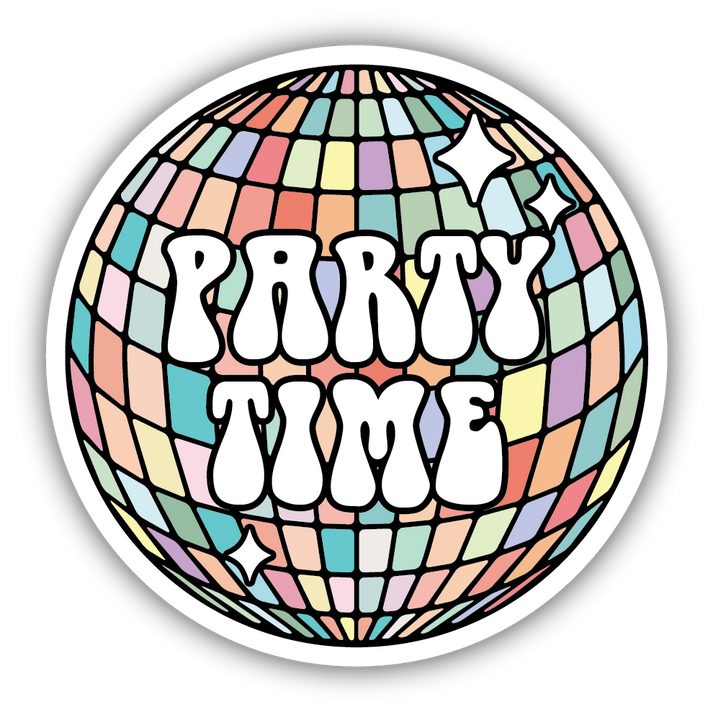 Stickers Northwest - Party Time Disco Ball Sticker – Kitchen Store & More
