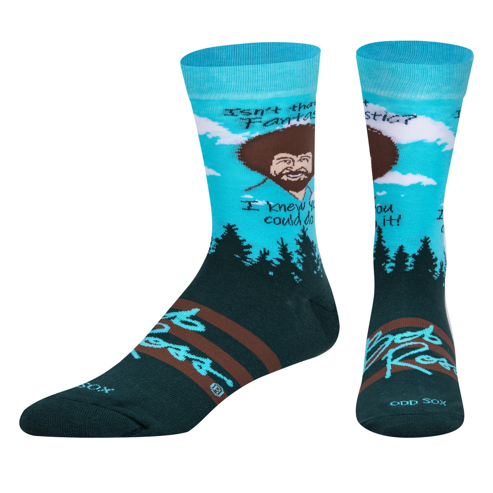 Cool Socks - Mens Crew Socks, Bob Ross You Can Do It – Kitchen Store & More