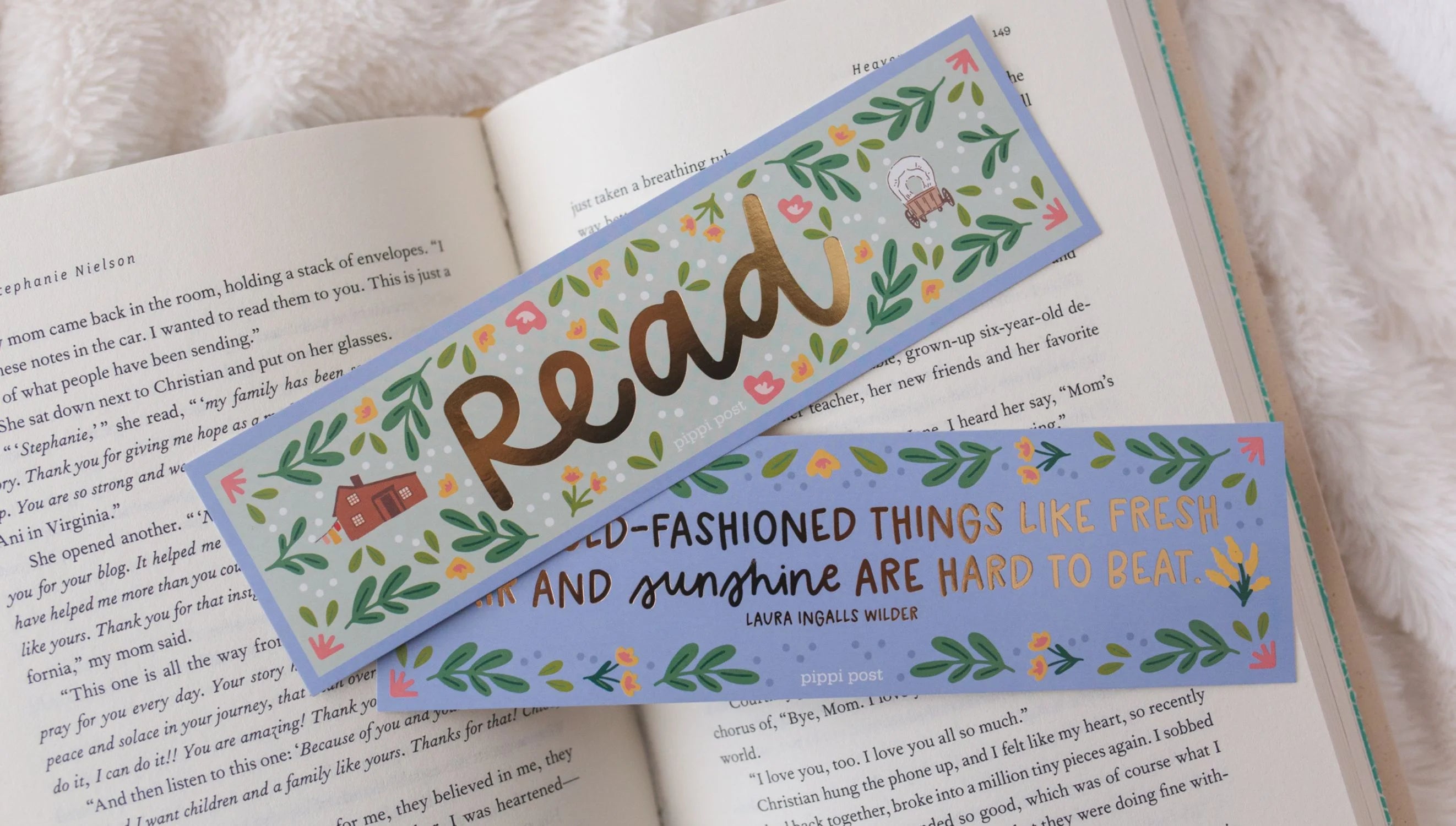 Pippi Post - Little House on the Prairie Foil Bookmark Set – Kitchen ...