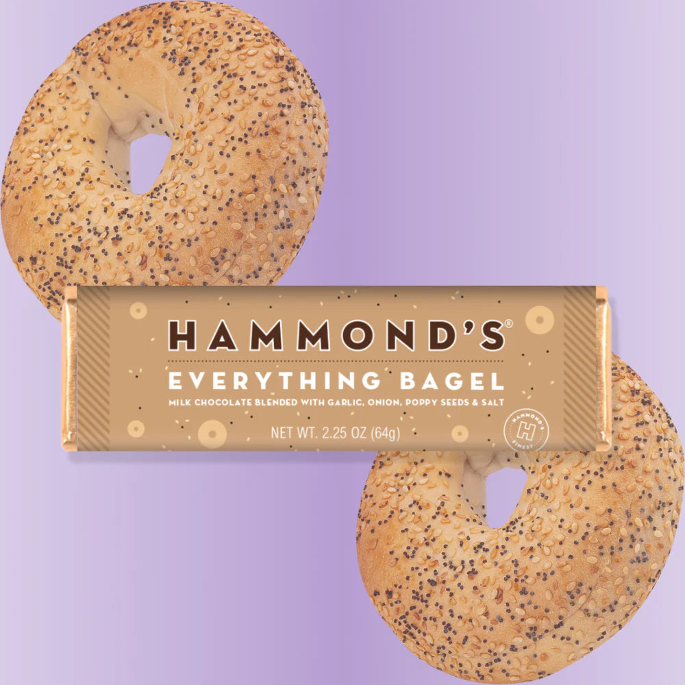Hammond's Candies - Everything Bagel Chocolate Candy Bar – Kitchen ...