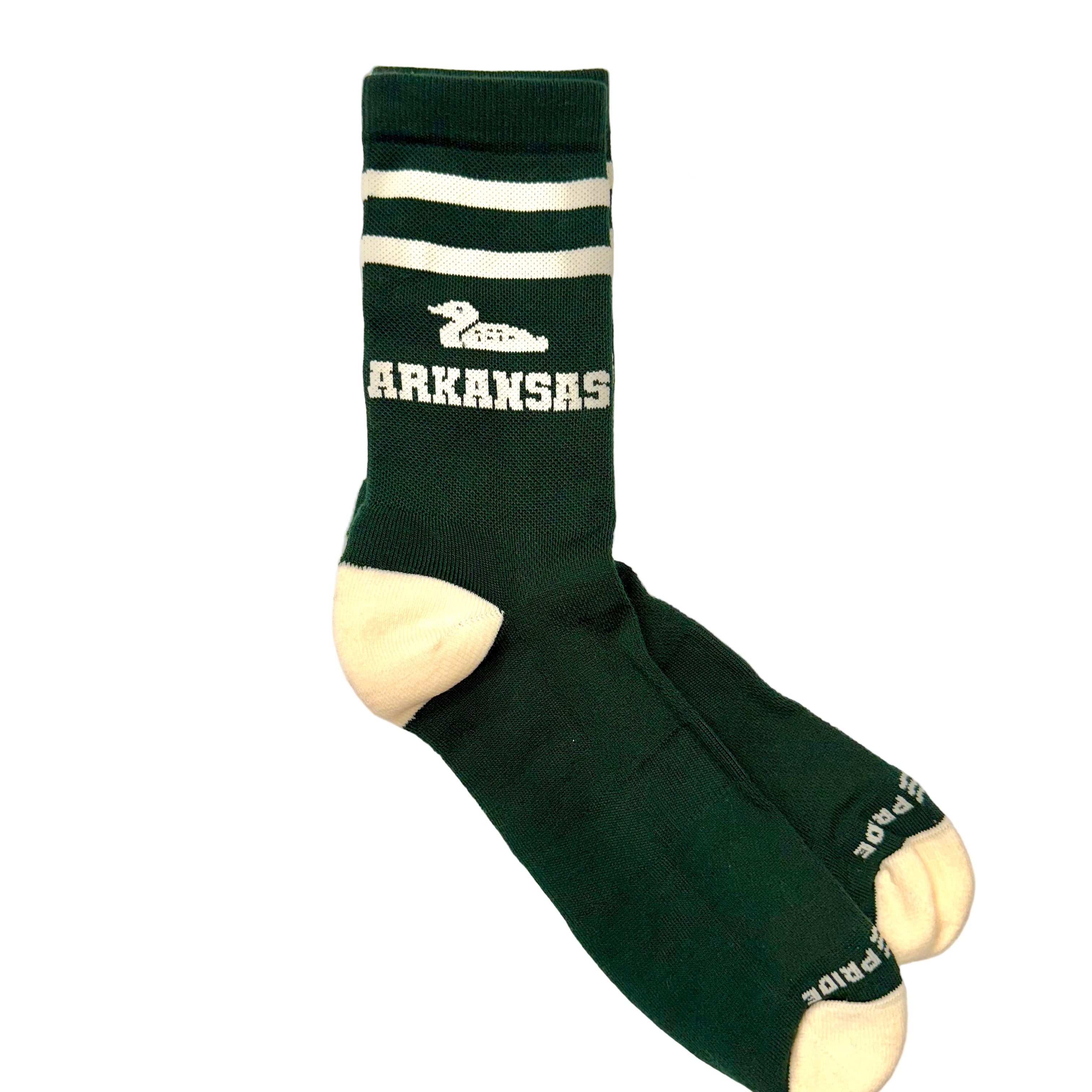 Town Pride - Green Duck Crew Socks, Arkansas – Kitchen Store & More