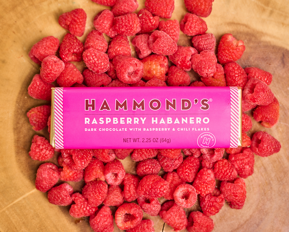 Hammond's Candies - Raspberry Habanero Dark Chocolate Candy Bar ...