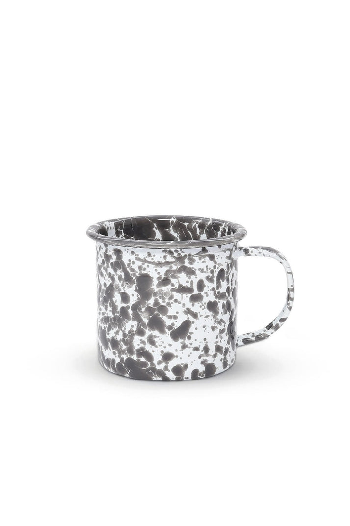 Crow Canyon - Large Enamelware Splatter Mug, Gray – Kitchen Store & More